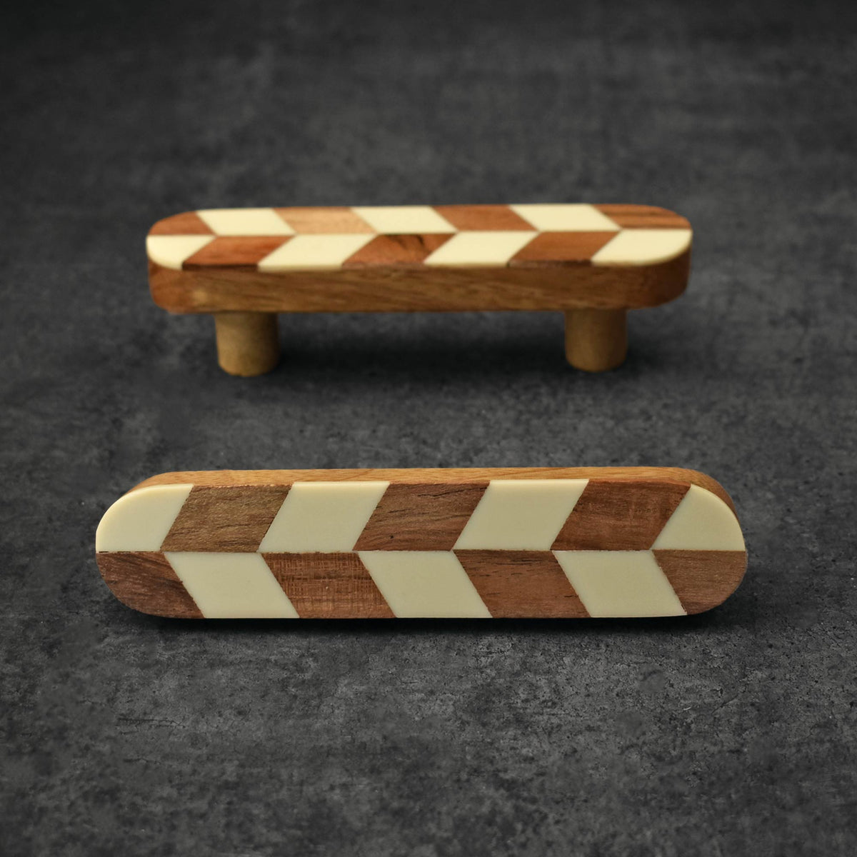 Tesoro Wooden Inlay Cabinet Drawer Handle Pull – Brook And Birch